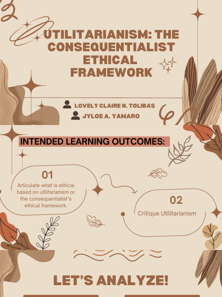 Ethics Consequentialist ppt | PDF | Utilitarianism | Psychology
