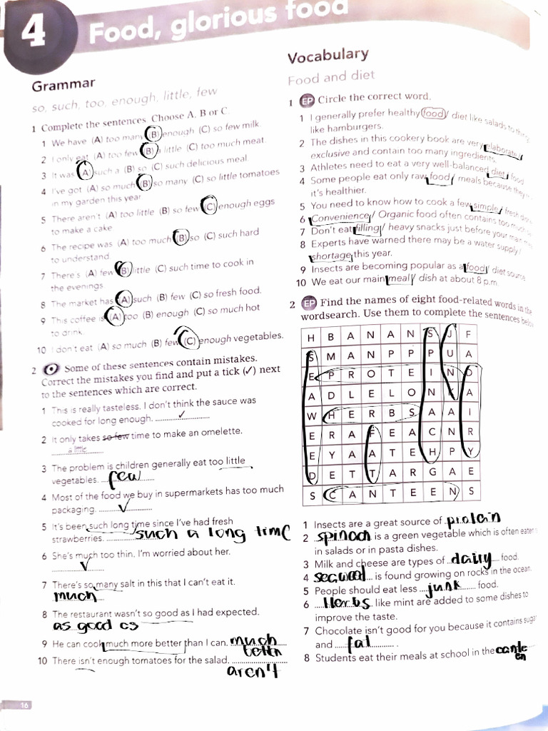 Unit 4 Workbook | PDF