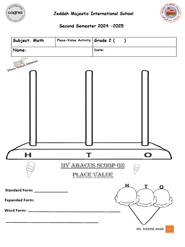 Place Value Hands On Activity | PDF