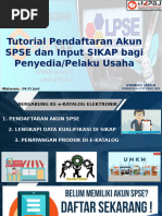User Guide Pendaftaran Pada LPSE Kemenhub | PDF | Karier & Perkembangan