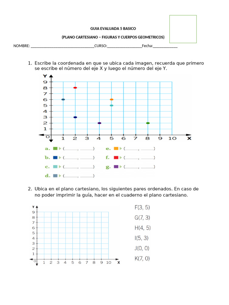 GUIA EVALUADA 5 BASIC1 | PDF