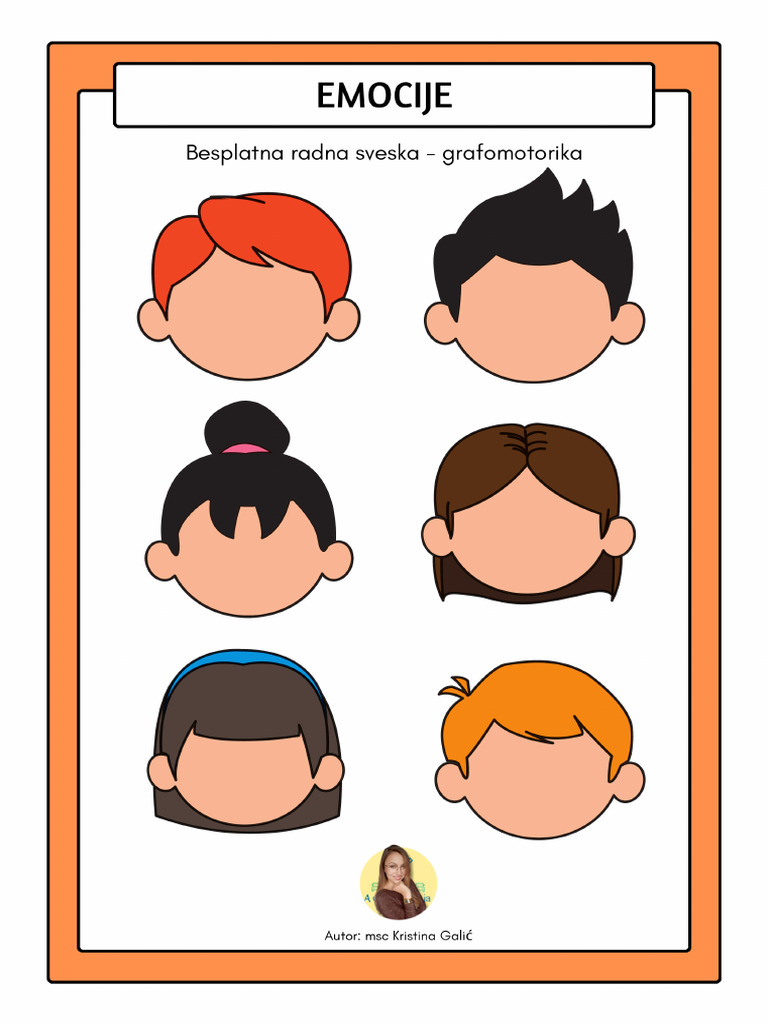 Emocije Grafomotorika | PDF