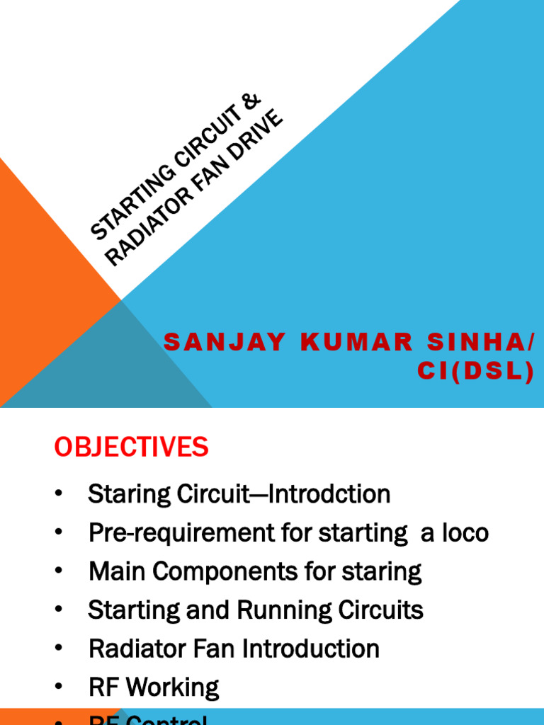 Starting Circuit and Radiator Fan Drive | PDF | Inductor | Radiator
