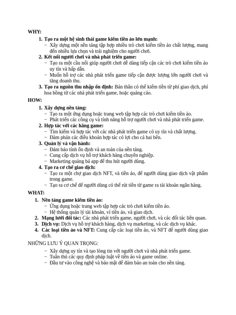 Why How What | PDF