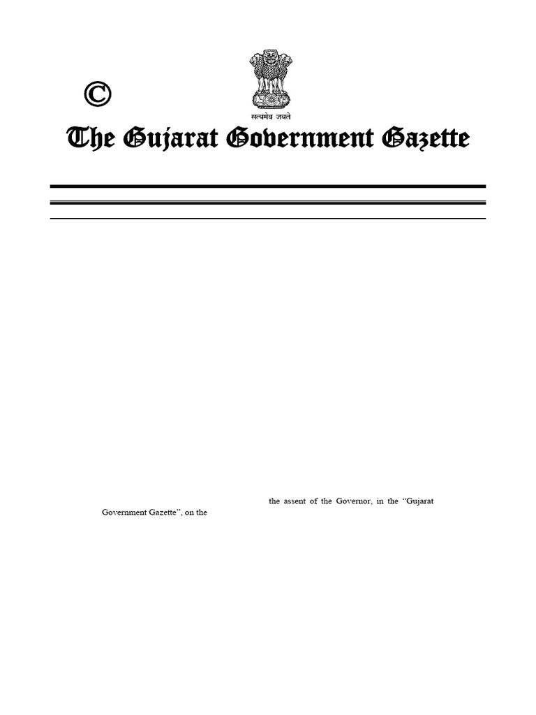 Gujarat Stamp Amendment Act 2025 | PDF | Bankruptcy | Bill (Law)