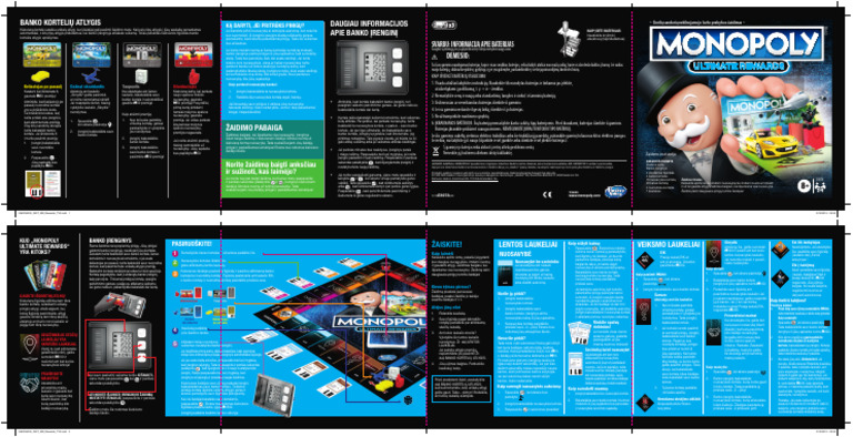 Monopoly Ultimate Rewards Board Game For Kids Ages 8 and Up | PDF