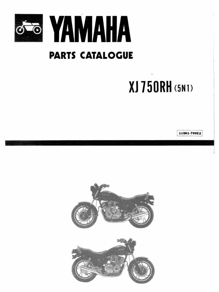 XJ750RH.2. 5N1.pdf YAMAHA | PDF