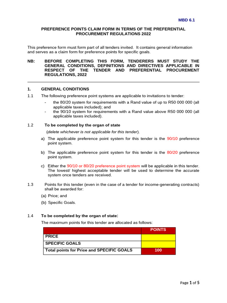 Preference Points Claim Form 2022 | PDF | Auction | Business