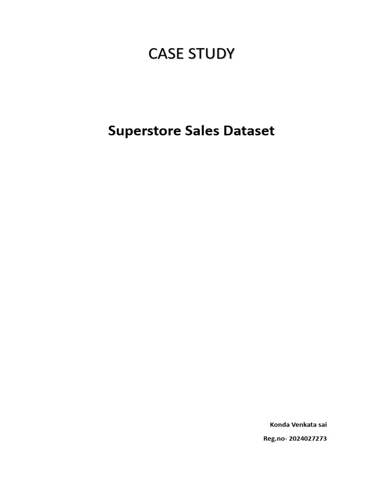 CASE STUDY DATA SCIENCE -1 | PDF