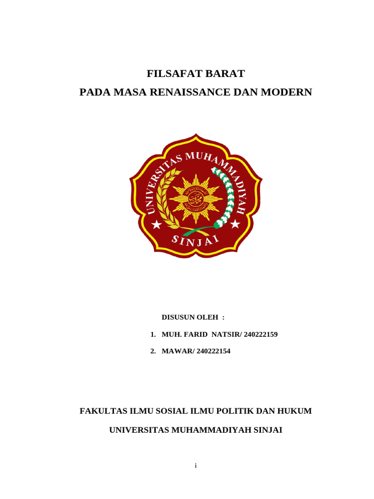 Filsafat Barat Pada Masa Renaissance Dan Modern | PDF