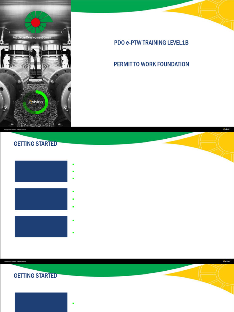 PDO COW Training Presentation - Level 1B Permit Signatories | PDF ...