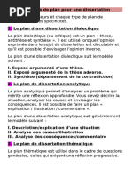 Les Types de Plan de Dissertation | PDF | Dialectique