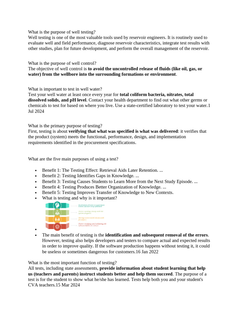 Well Testing Fundamentals in Oil & Gas | PDF | Petroleum Reservoir ...