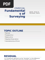 Module 3. Probable and Relative Errors-Introduction To Fundamentals of Surveying | PDF | Errors ...