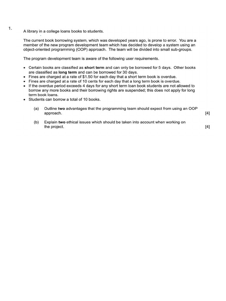 OOP_FA-2 Computer Science | PDF