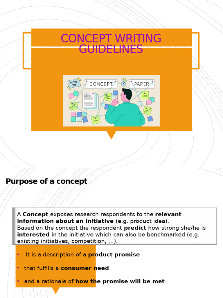 Concept Writing Guidelines for Marketing | PDF | Concept | Thought