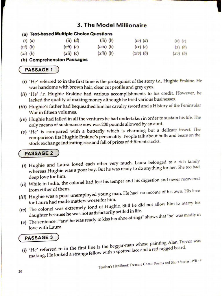 The Model Millionaire | PDF