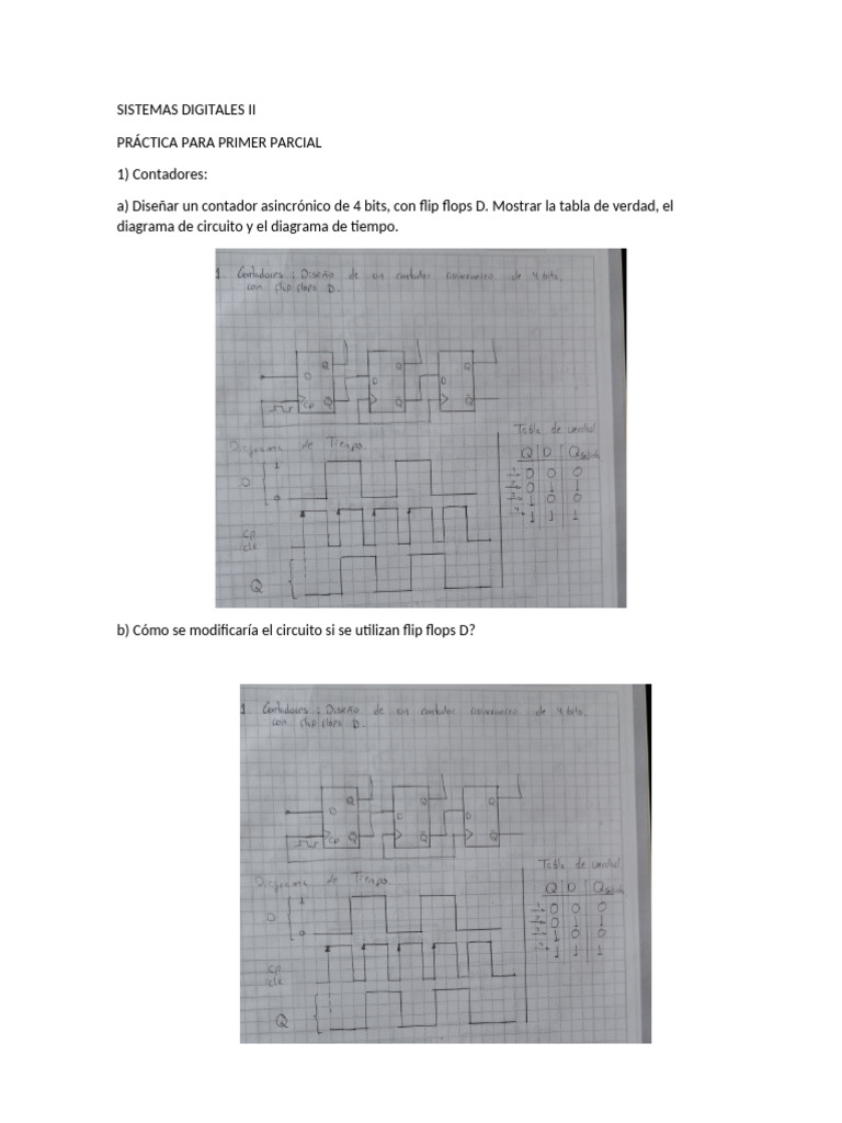 Práctico Sistema Digitales | PDF | Ingeniería Informática | Circuito ...