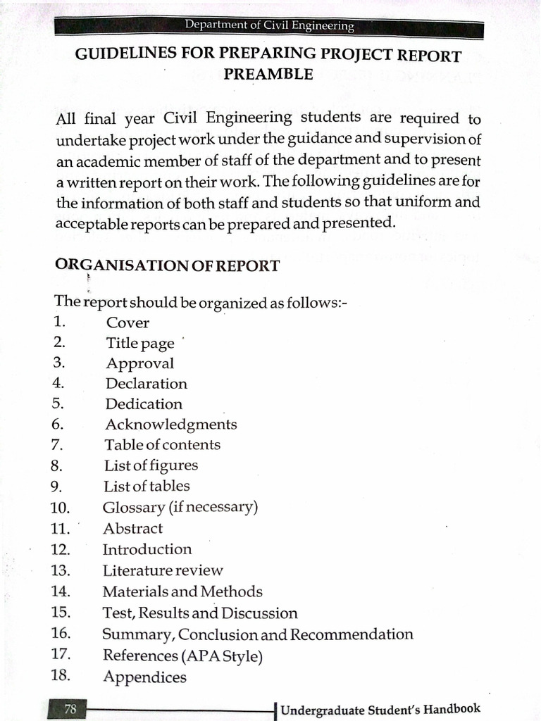 UG Project Guidelines | PDF