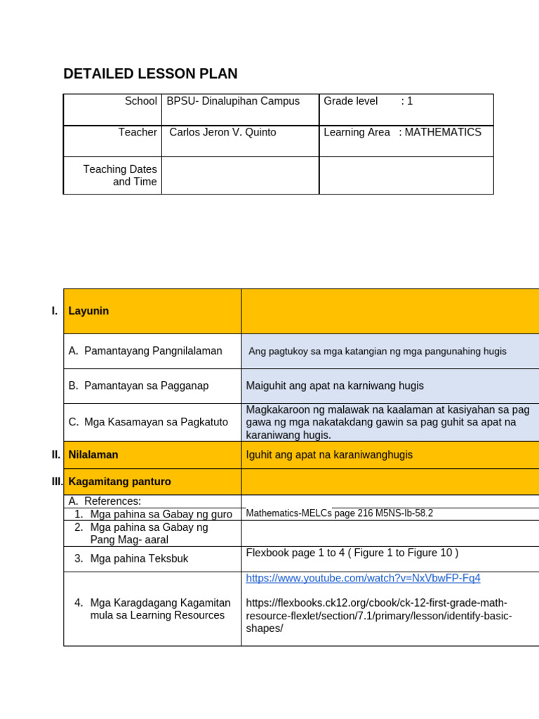 Quinto Carlos Jeron V. MATH 2 DLP 7 | PDF