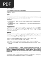 ASTM D 1500 Color Test for Petroleum | PDF | Petroleum | Oil