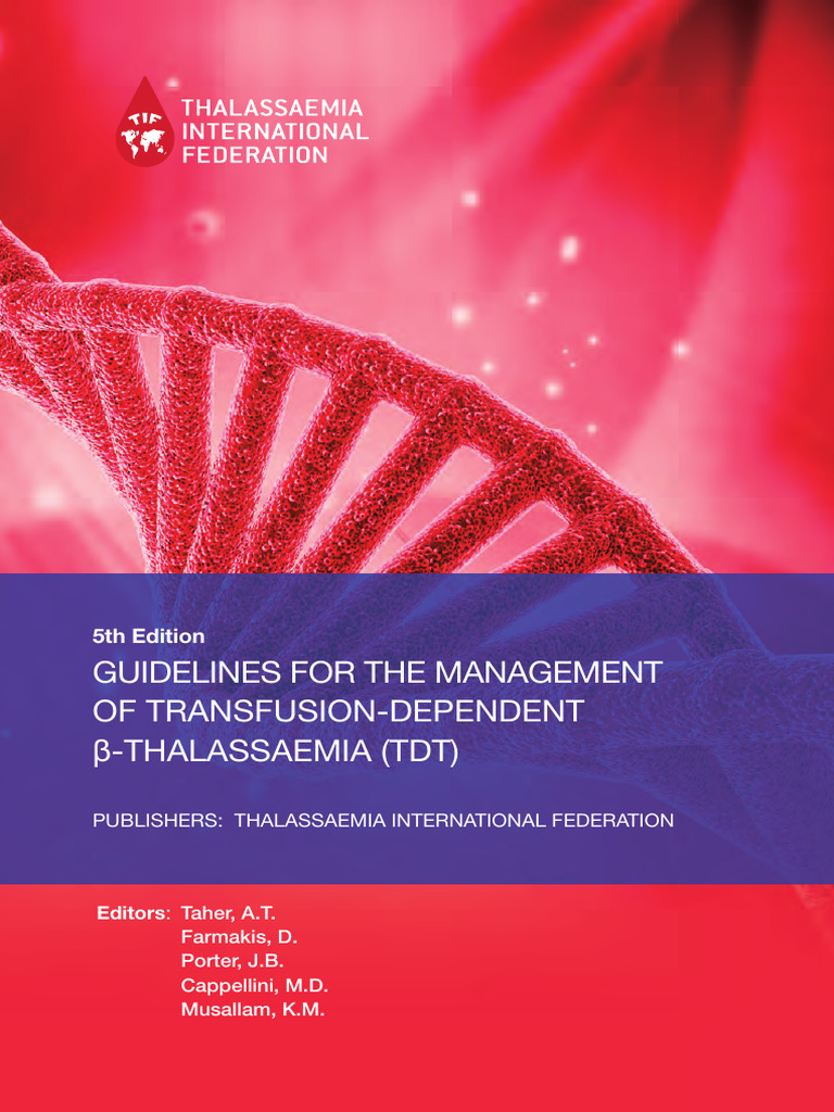 2025 Thal TDT Management | PDF | Blood Donation | Medical Specialties