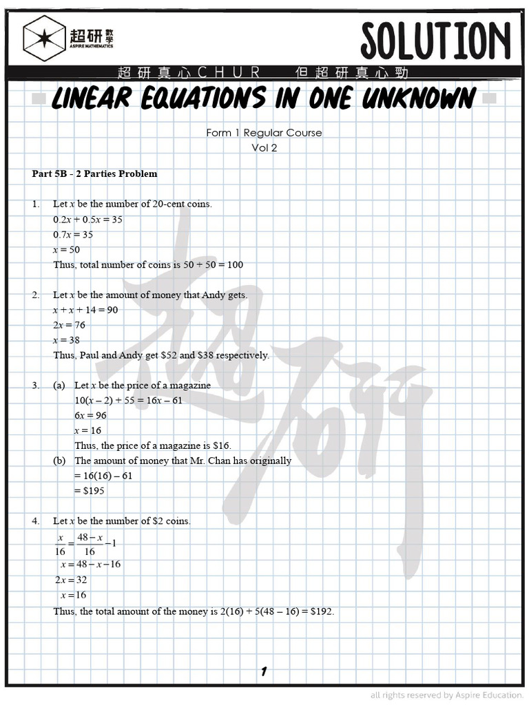 S1_L08_R02_Linear-Equations-in-One-Unknown_ver2024_homework_solution ...