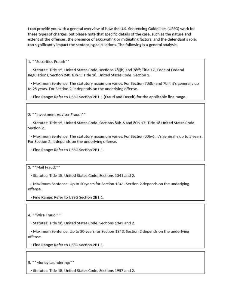 US 2017 Sentence Guidelines L&W | PDF | United States Code | Title 18 ...