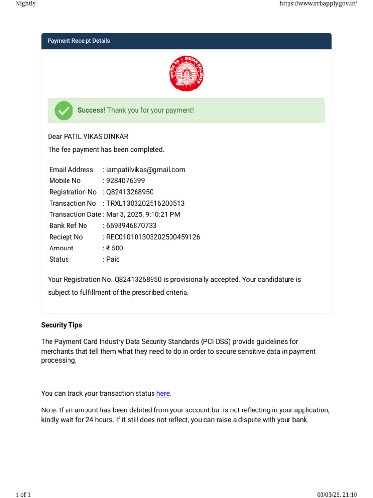 Grouo D Payment Sleep | PDF