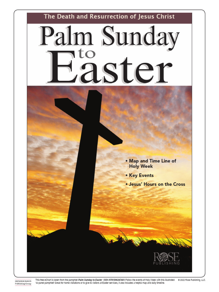 Holy Week Timeline and Events Guide | PDF | Jesus | Resurrection Of Jesus