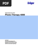 BiliSoft LED Phototherapy Manual | PDF