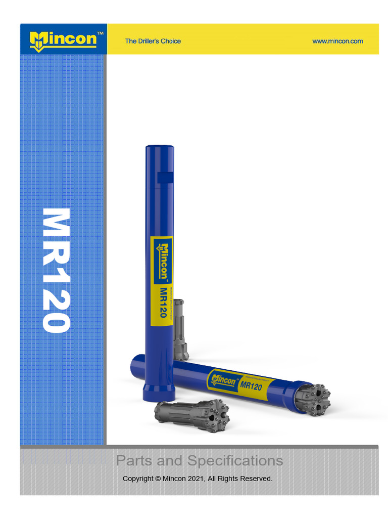 2020 Mincon MR120 RC-Hammer Parts-and-Specifications-Sheet 22032021 ...