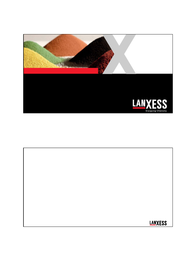 Lanxess IPG: Global Leader in Pigments | PDF | Iron | Sustainability