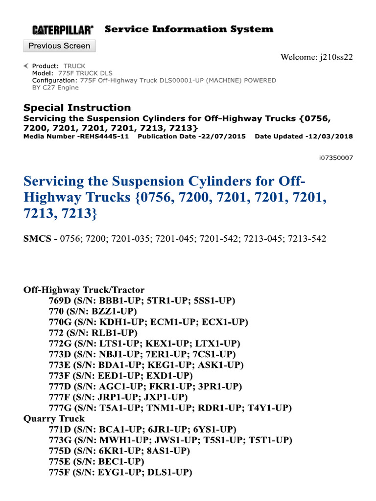 Adjust Suspensi Rear and Front Suspensi OHT | PDF