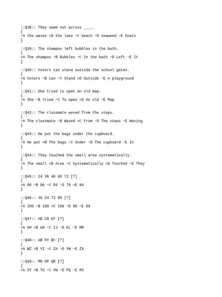 Vocabulary and Logic Puzzles | PDF