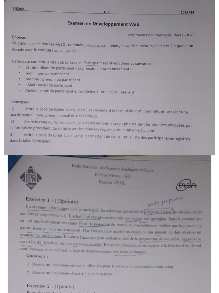 PHP & Uml 2024 | PDF