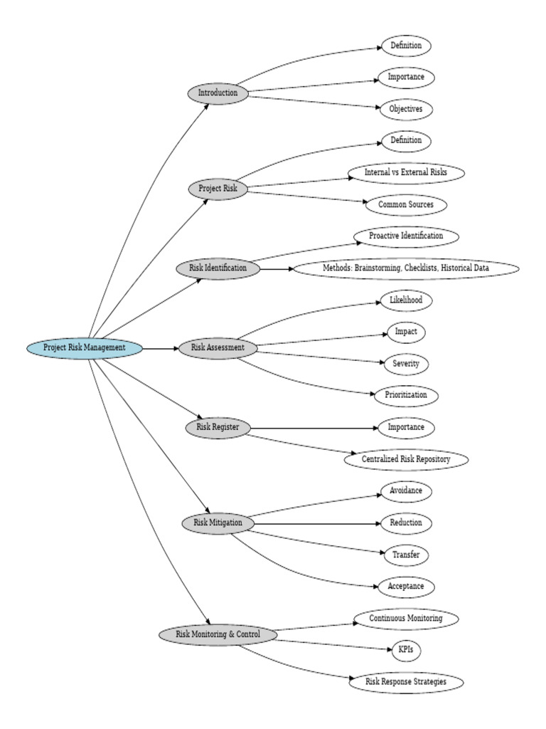 Project Risk Management Mind Map | PDF