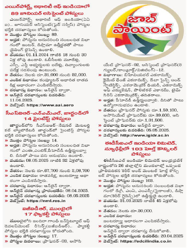 JOb Point | PDF