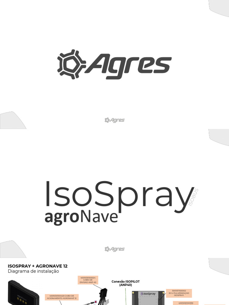 Guia Isospray Agronave 100 Rev03 | PDF | Válvula | Bomba