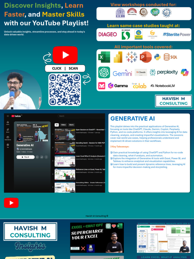 YouTube Video Compilation | PDF | Microsoft Excel | Artificial Intelligence
