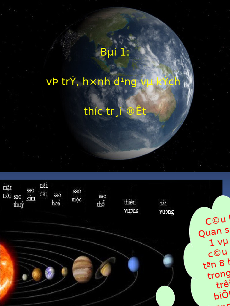 Tiet 02. Vi Tri Kich Thuoc Cua Trai Dat | PDF