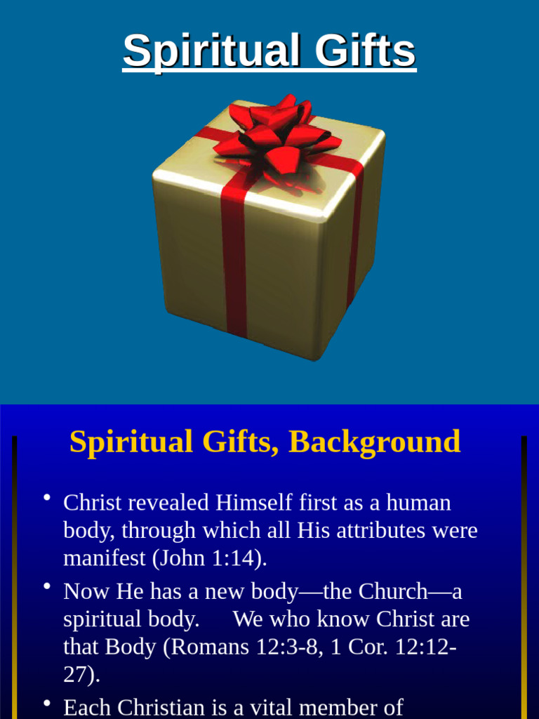 Understanding Spiritual Gifts in Ministry | PDF | Spiritual Gift | Holy ...