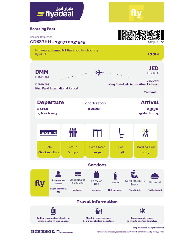 BoardingPass 2 | PDF