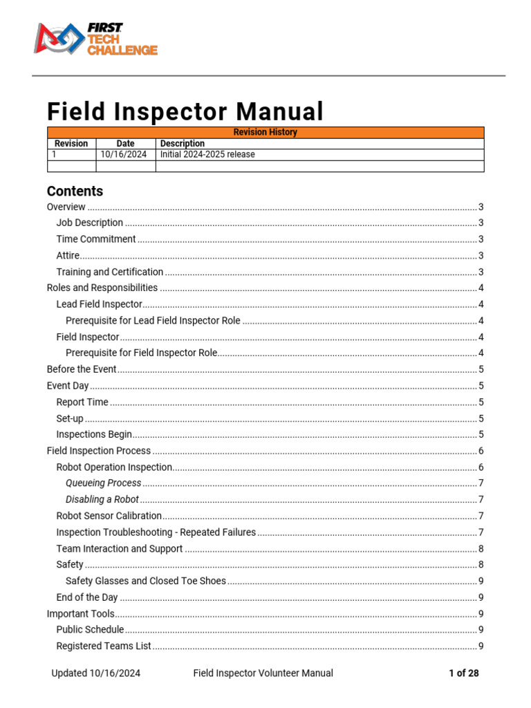 Volunteer Manual - Inspector Field | PDF | Android (Operating System ...