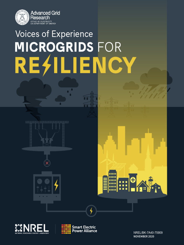 Microgrids For Resilience NREL | PDF | Distributed Generation ...