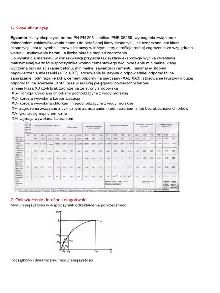 Klasa Ekspozycji: Egzamin | PDF