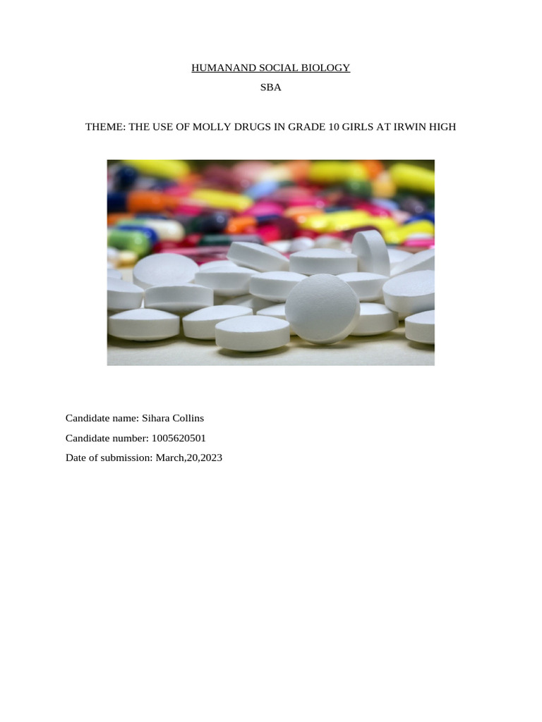 HSB SBA-molly effects on grade 10 girls (my copy) copy | PDF | Mdma ...