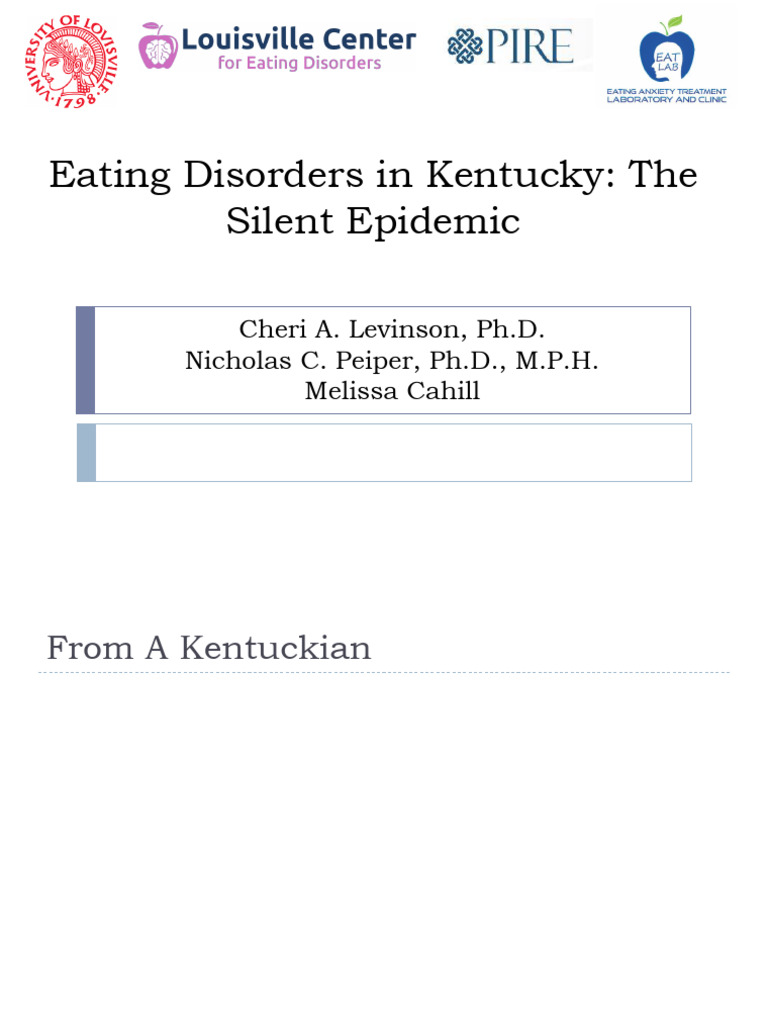 Eating Disorders in Kentucky: The Silent Epidemic | PDF | Eating ...