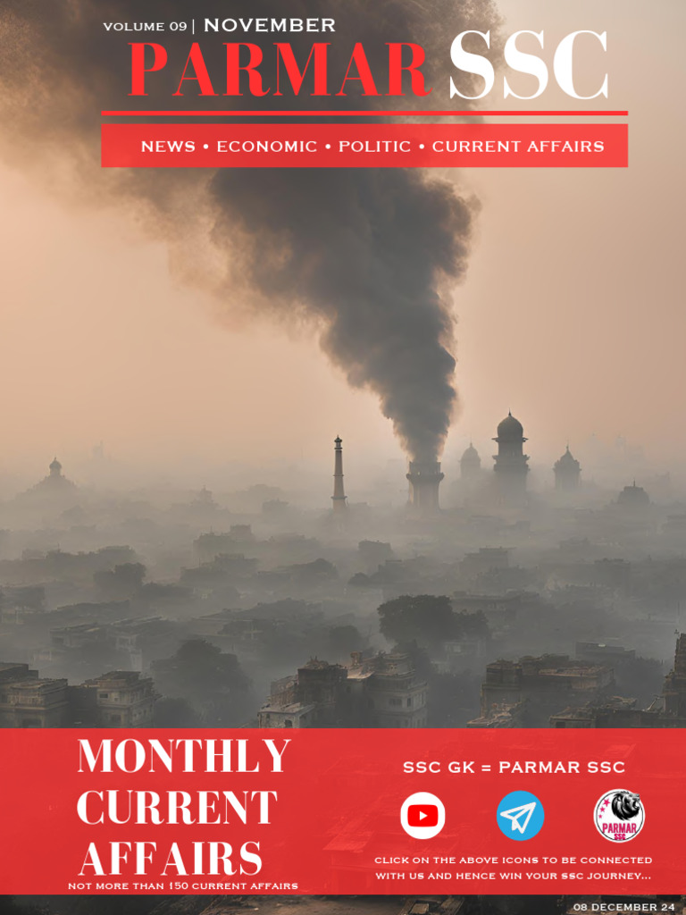 November 2024 Current Affairs Summary | PDF