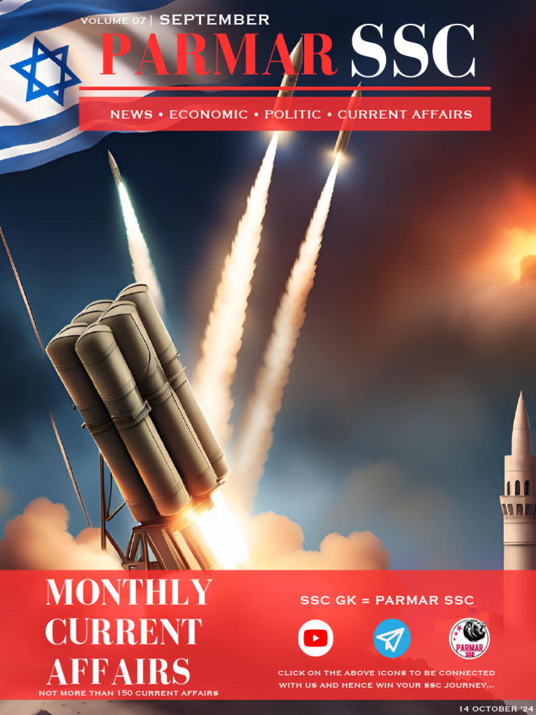 September 2024 Current Affairs Summary | PDF